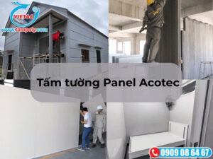 Báo giá tấm tường Panel Acotec chi tiết, mới nhất 2025.