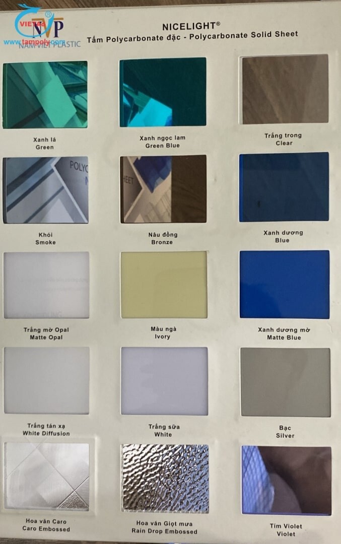 Cung Cấp Tấm Poly Đặc 5mm Giá Rẻ Đúng Chuẩn Chi Tiết
